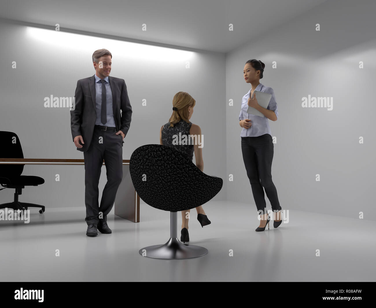 Confidential interview hi-res stock photography and images - Alamy