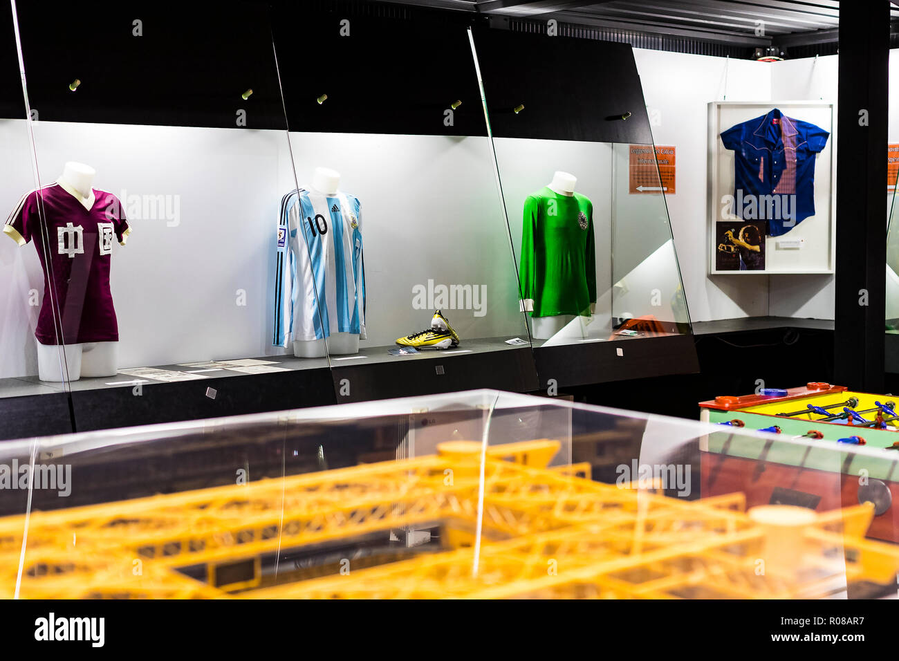 MILAN, ITALY - 6 JUNE 2018: The museum is famous for players of ...