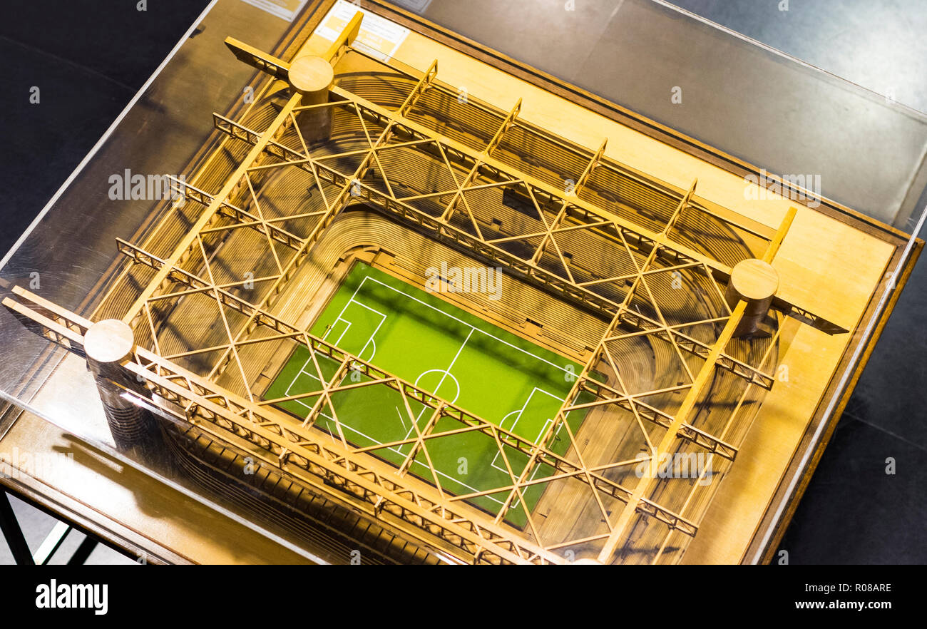 MILAN, ITALY - 6 JUNE 2018: The museum is famous for players of ...