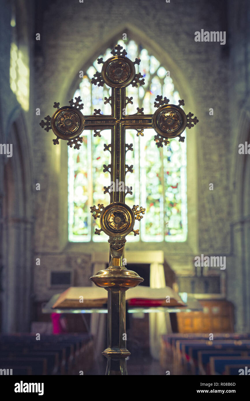 Catholic church with cross hi-res stock photography and images - Alamy