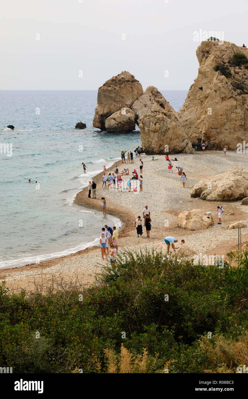 Aphrodites Rock, Petra tou Romiou, birthplace of Aphrodite, Paphos ...