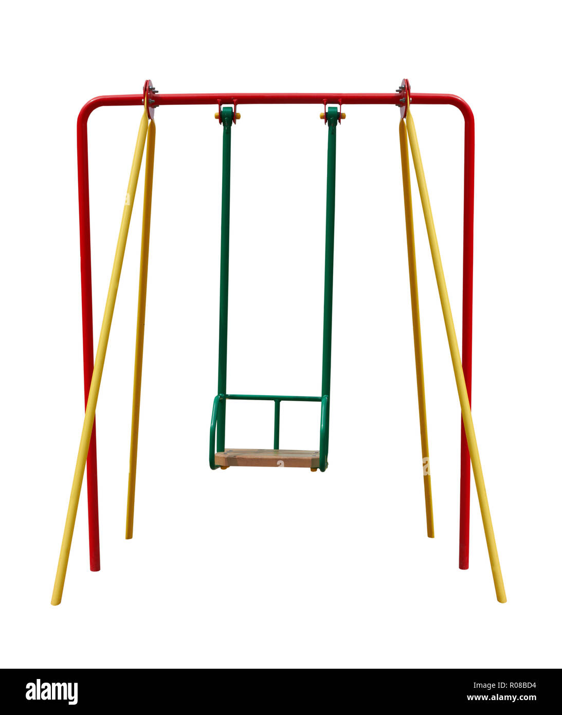 Outdoor swing on white Cut Out Stock Images & Pictures - Alamy