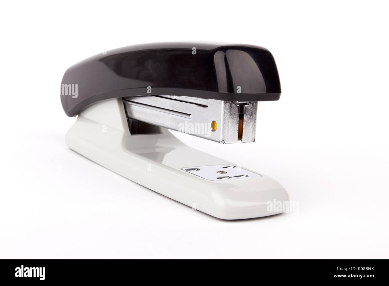Black professional stapler on white background Stock Photo - Alamy