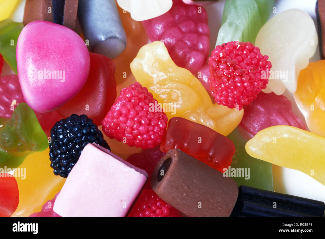 Background made of colourful sweets Stock Photo - Alamy