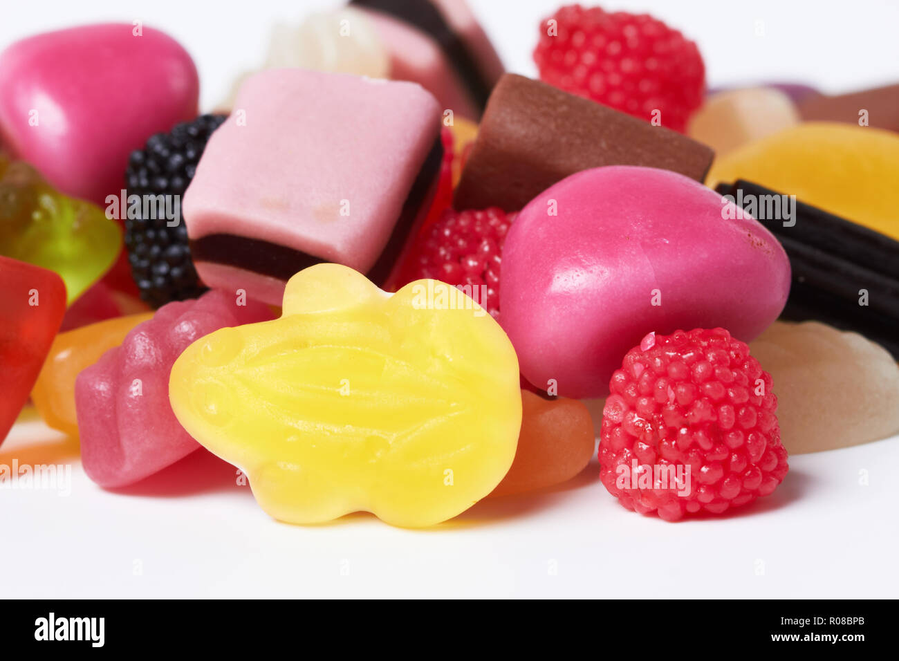 Background made of colourful sweets Stock Photo - Alamy