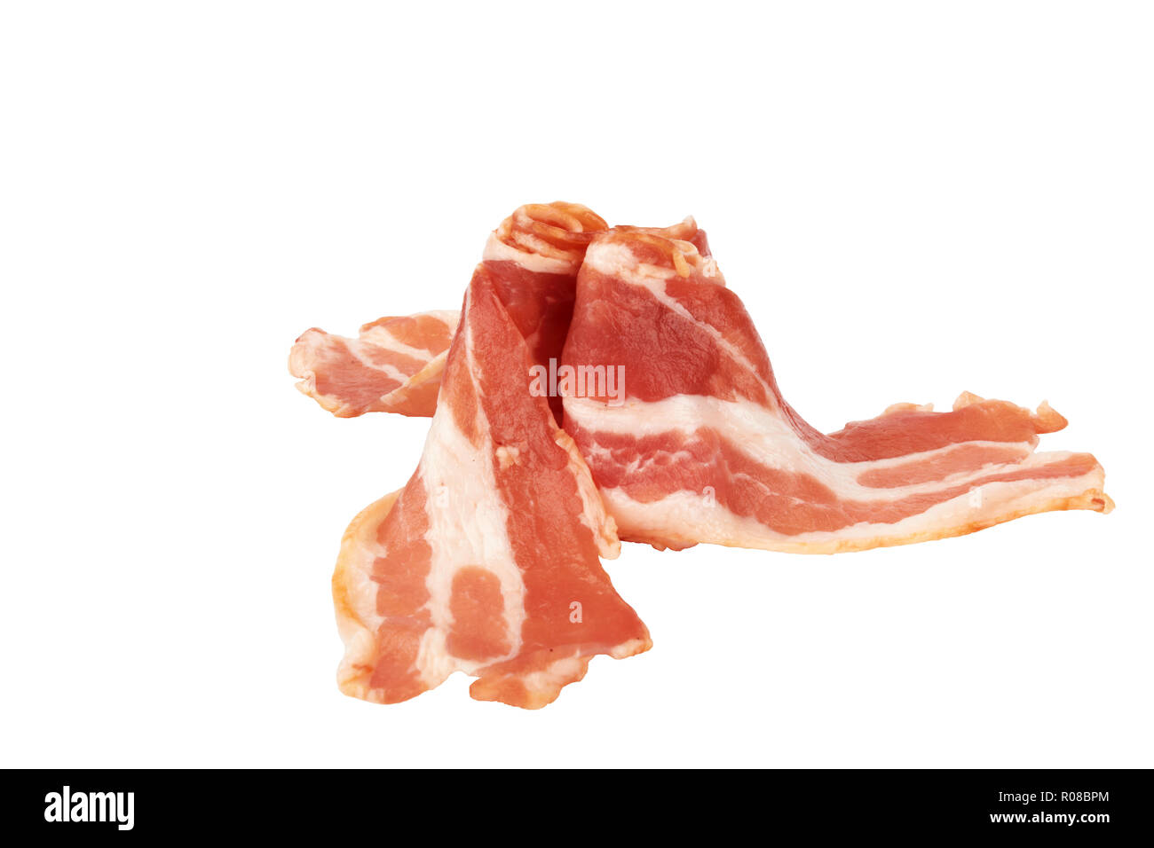 Slices ham close up Cut Out Stock Images & Pictures - Alamy