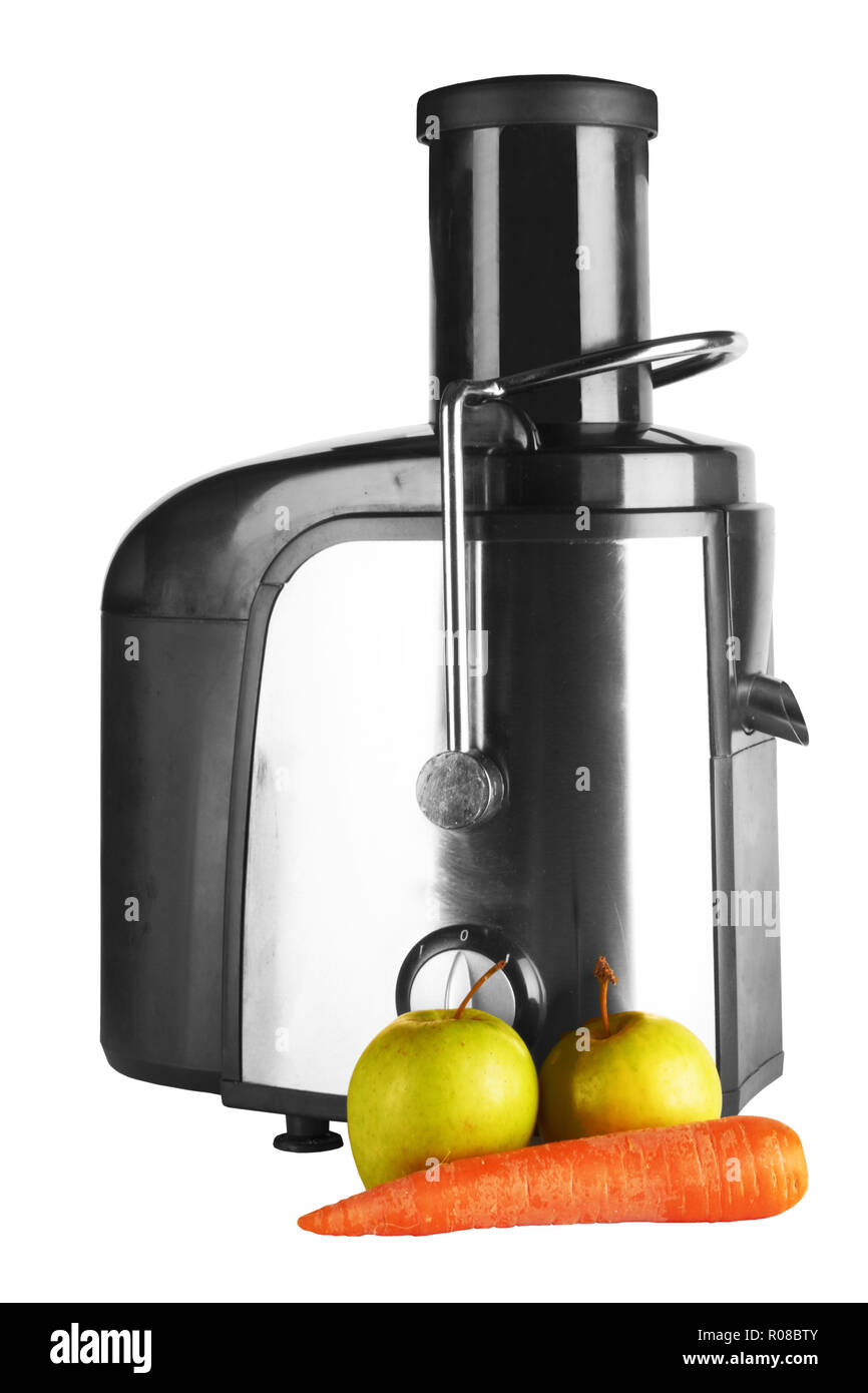juice extractor isolated on white background, front view Stock Photo ...