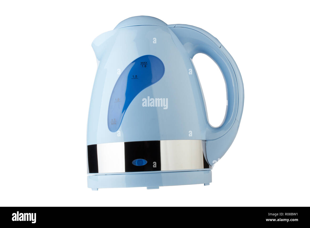 blue kettle, isolated on white Stock Photo - Alamy