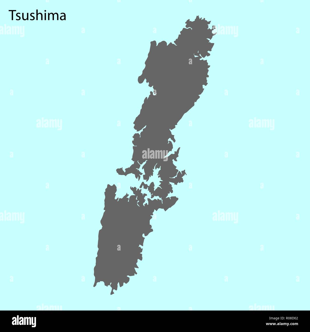 Tsushima map hi-res stock photography and images - Alamy
