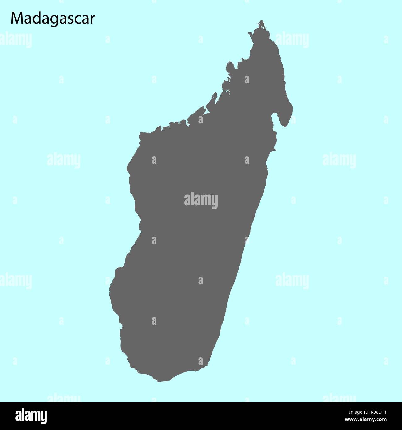 Map of madagascar hi-res stock photography and images - Alamy