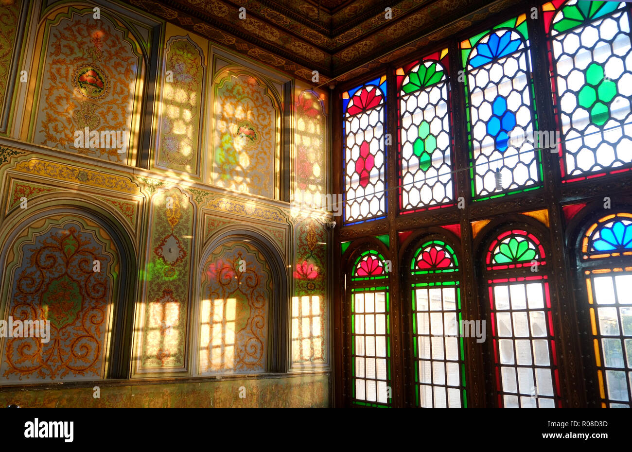 Sunlight through stained glass windows hi-res stock photography and ...