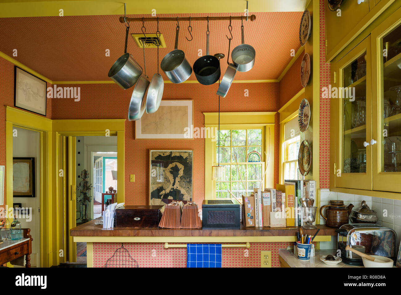 Yellow Retro Kitchens