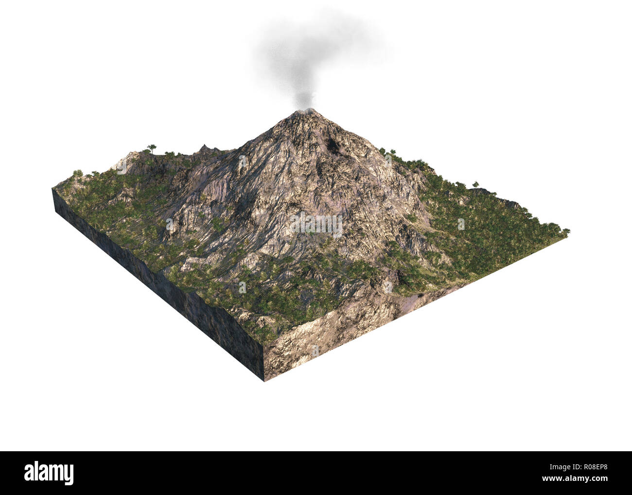 Volcano danger Cut Out Stock Images & Pictures - Alamy