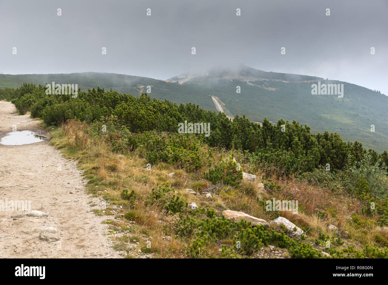 Landscape from Route to climbing Musala peak, Rila mountain, Bulgaria ...