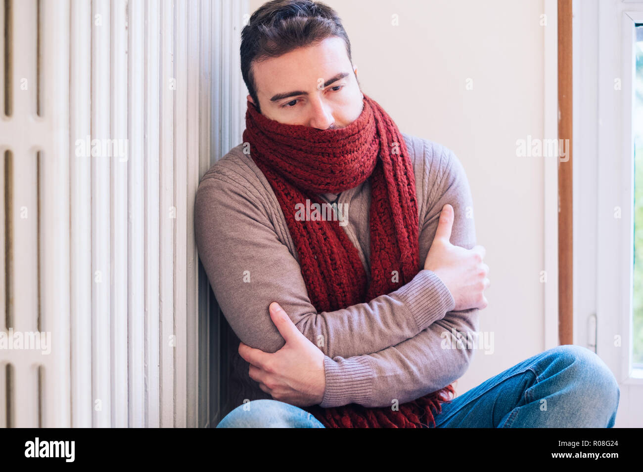 Freezing cold and home hi-res stock photography and images - Alamy