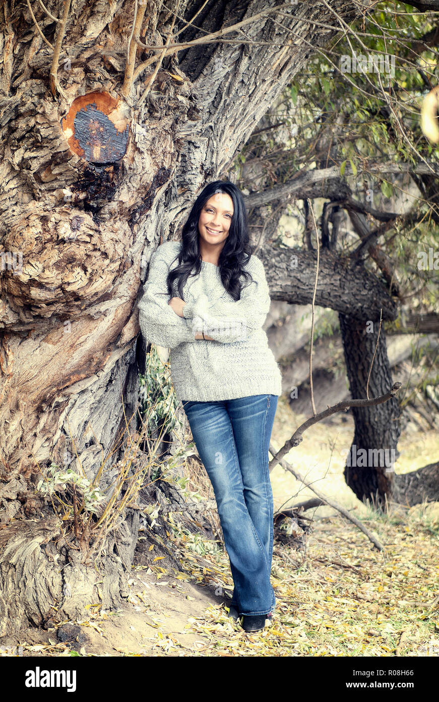 Beautiful Young Hispanic, American Indian, Multi-racial Woman Portrait ...