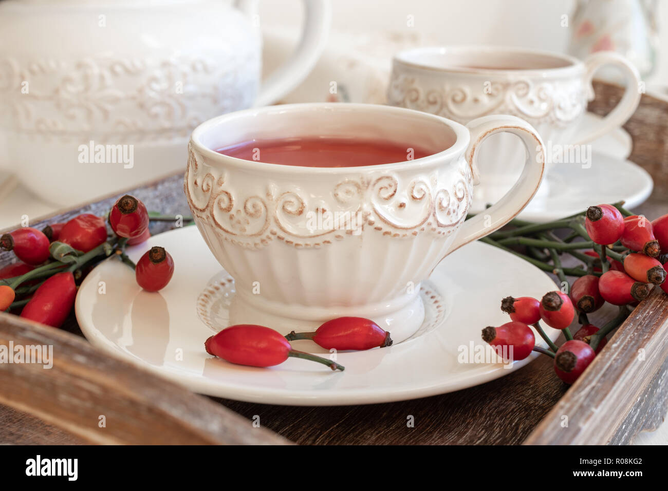 Rose hip tea in hi-res stock photography and images - Alamy