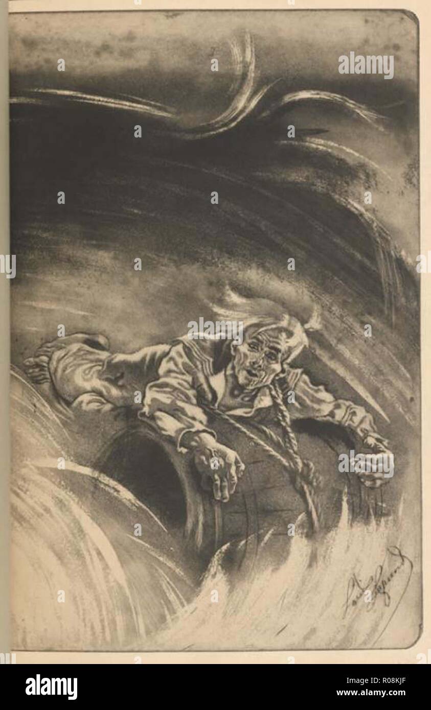 vintage illustration with a fantasy theme Stock Photo - Alamy