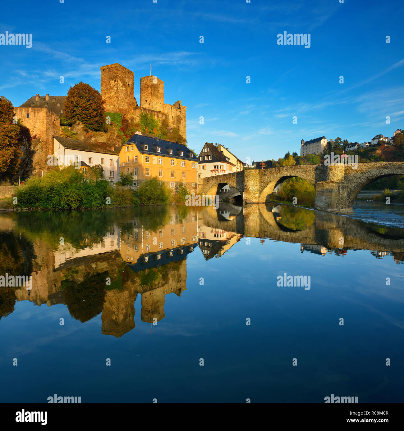Reflection medieval bridge hi-res stock photography and images - Alamy