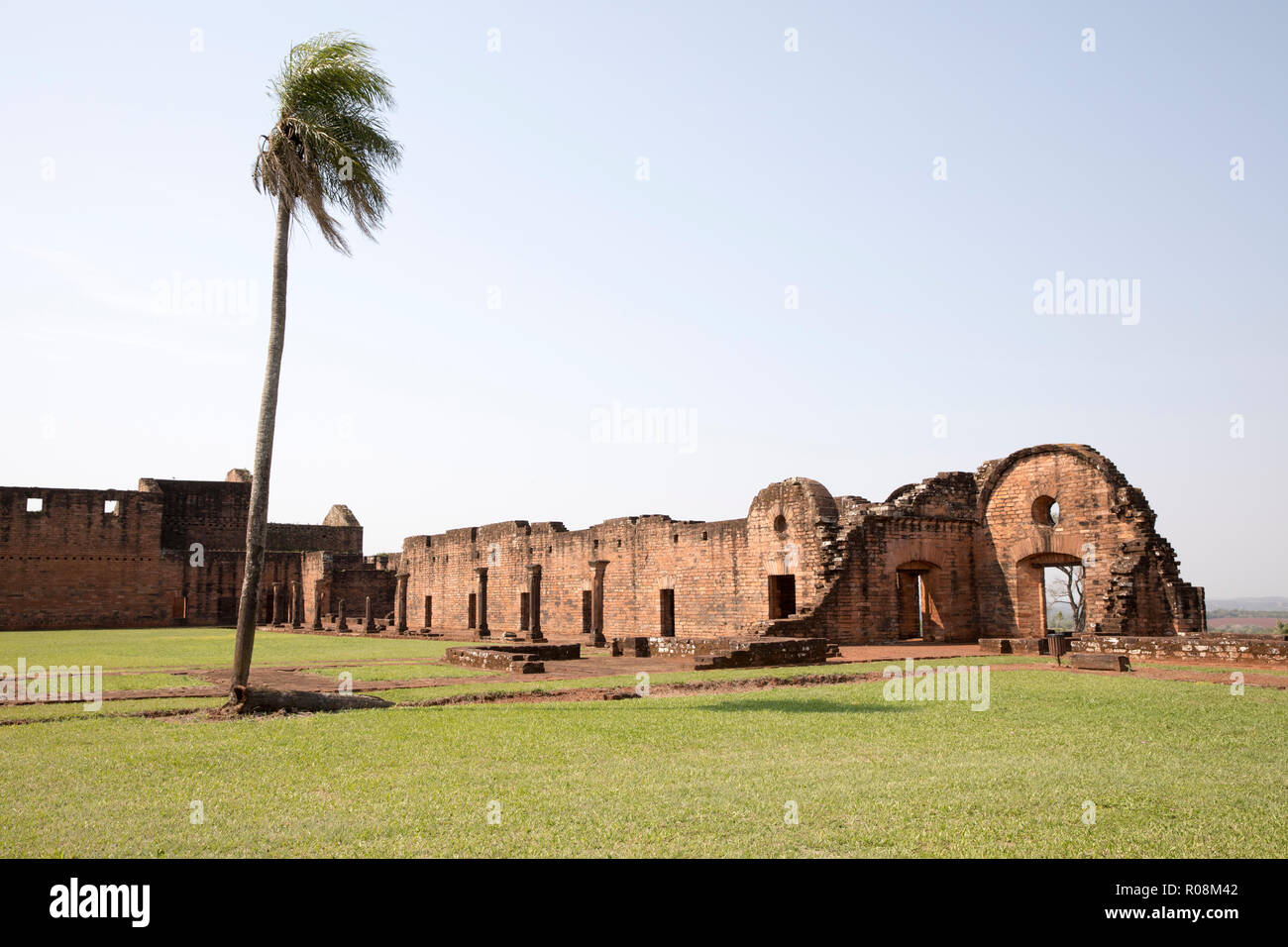Jesuit mission Jesús de Tavarangüe, Trinidad, Paraguay Stock Photo - Alamy