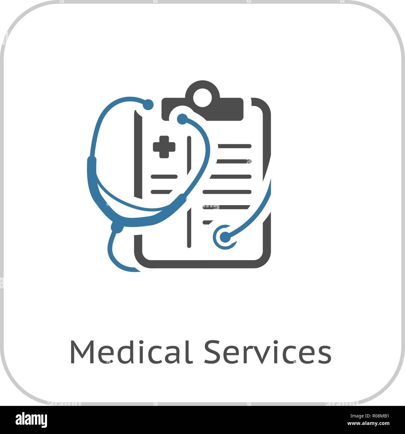Medical Services Flat Icon Stock Vector Image & Art - Alamy