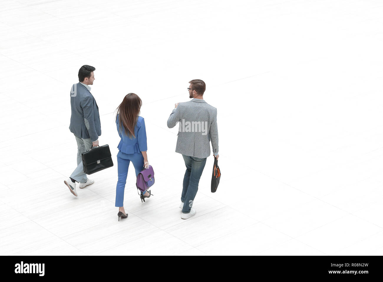 Group employees man women Cut Out Stock Images & Pictures - Alamy