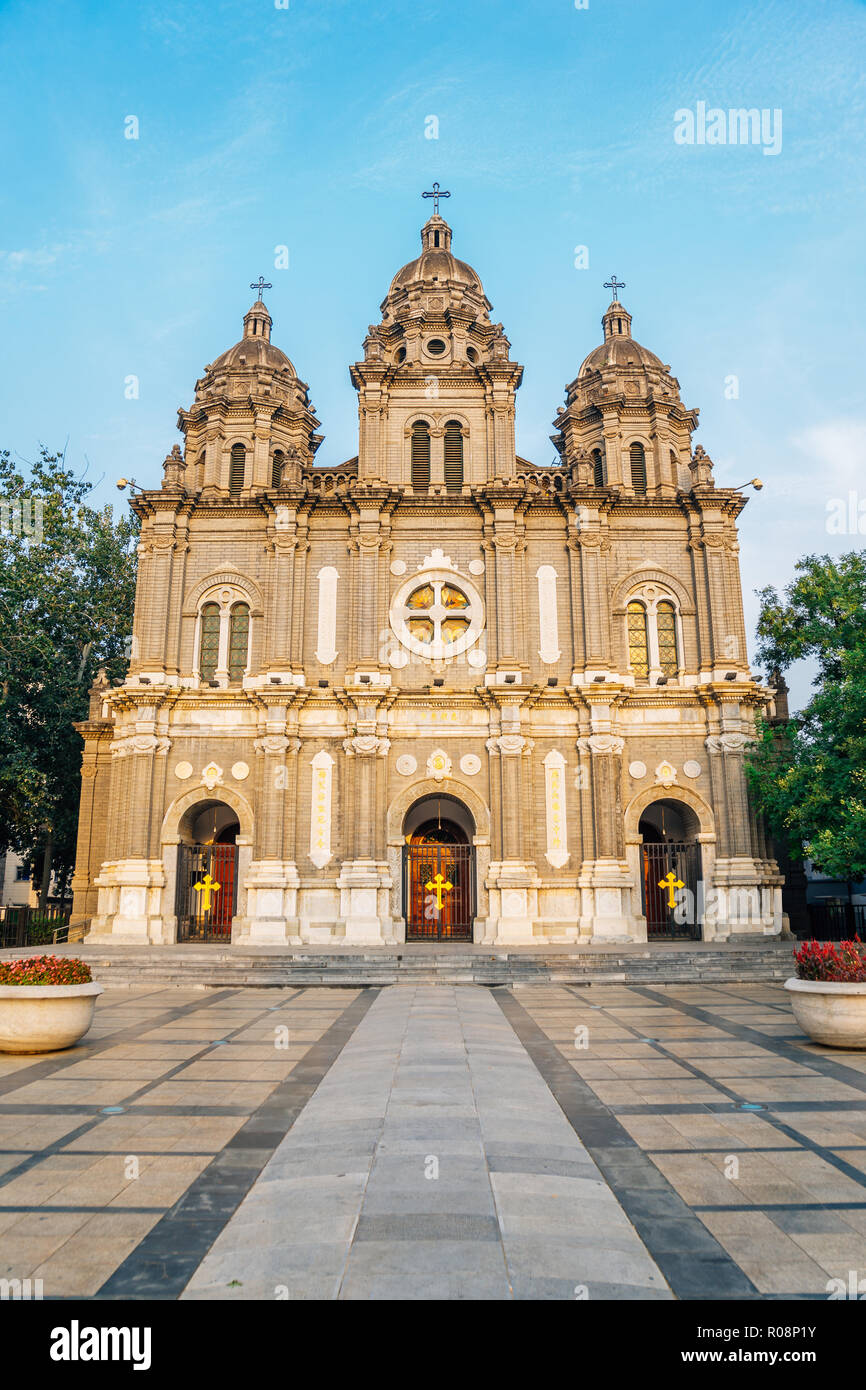 St. Joseph's Church, Wangfujing Cathedral in Beijing, China Stock Photo ...