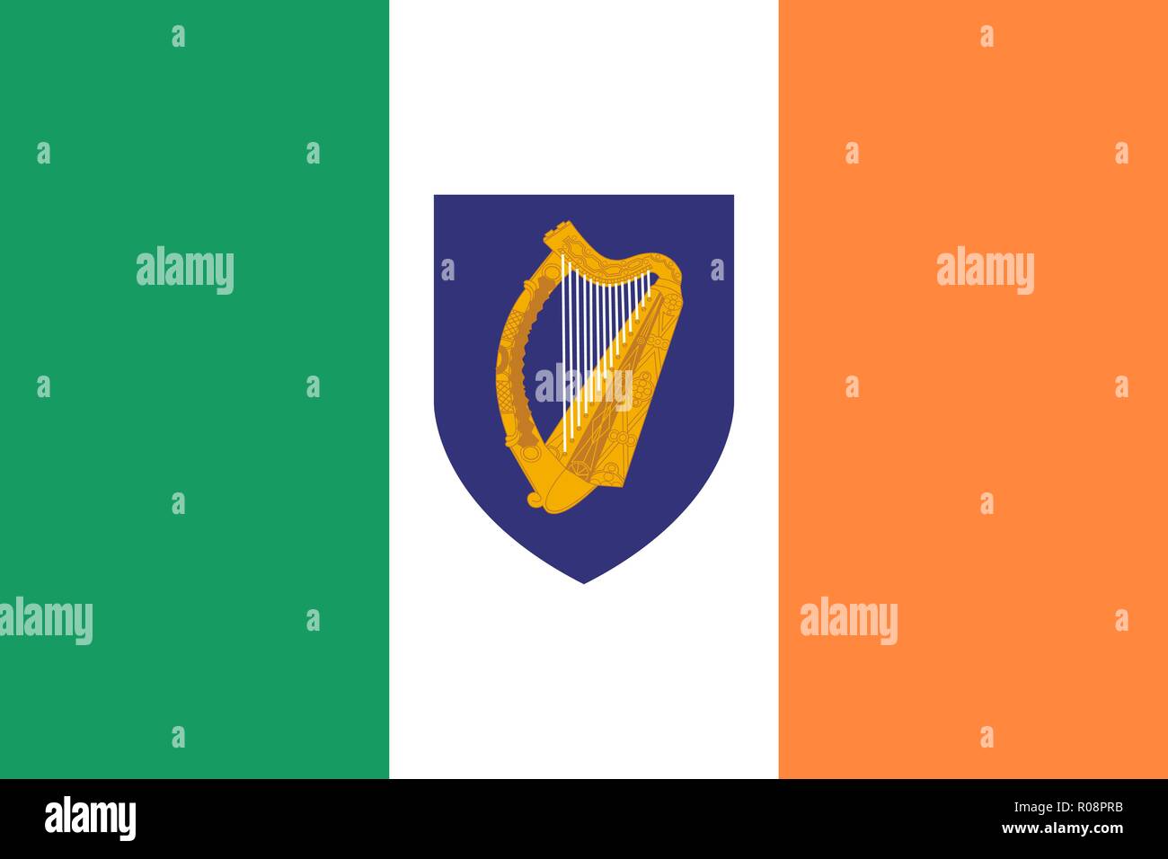 Coat arms republic ireland Stock Vector Images - Alamy