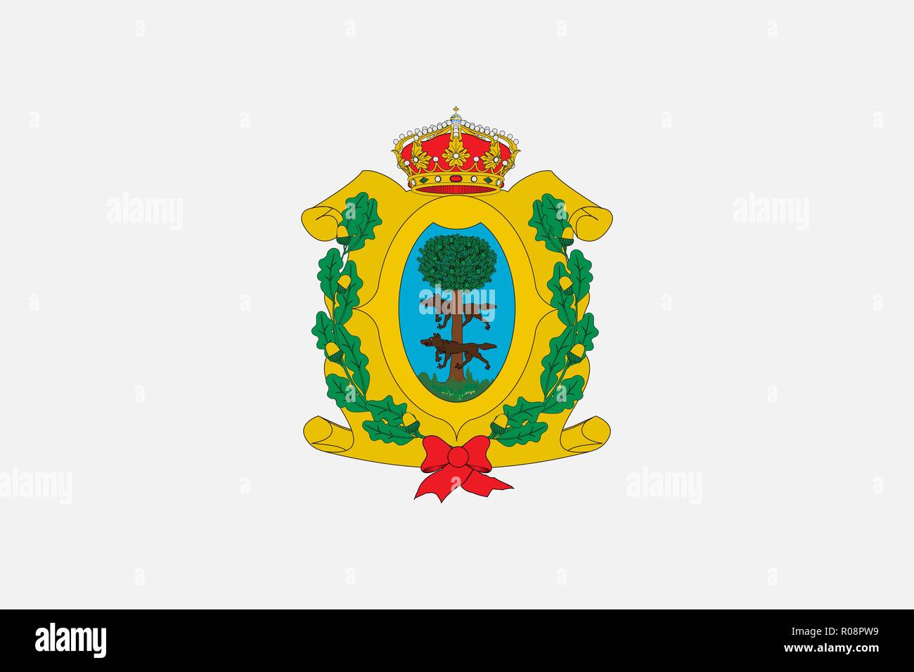 Simple flag of Durango. City of Mexico. Correct colors, proportion 2 3 ...