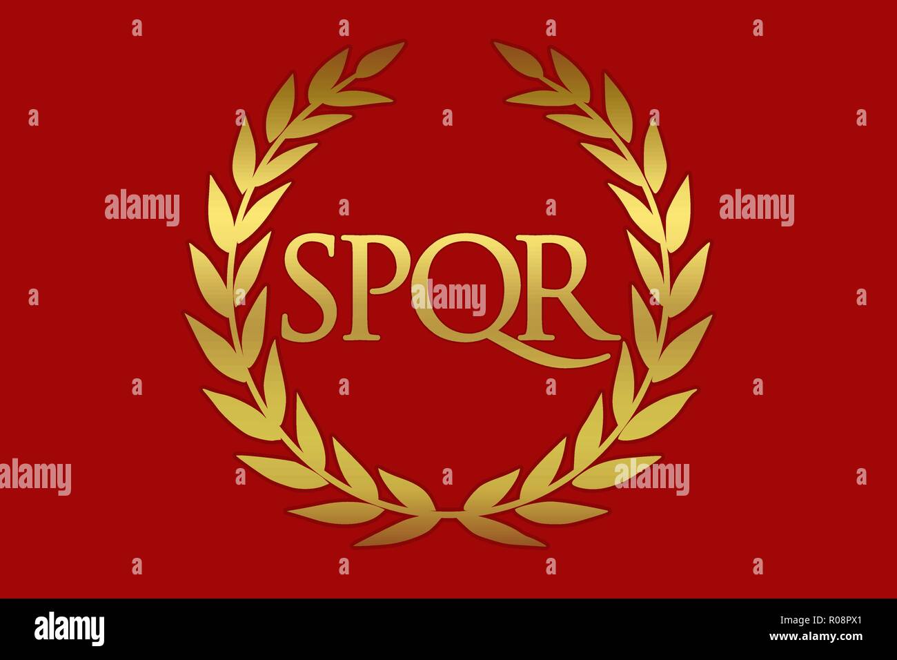 Historical flag of Roman Empire. Vexilloid Stock Vector Image & Art - Alamy