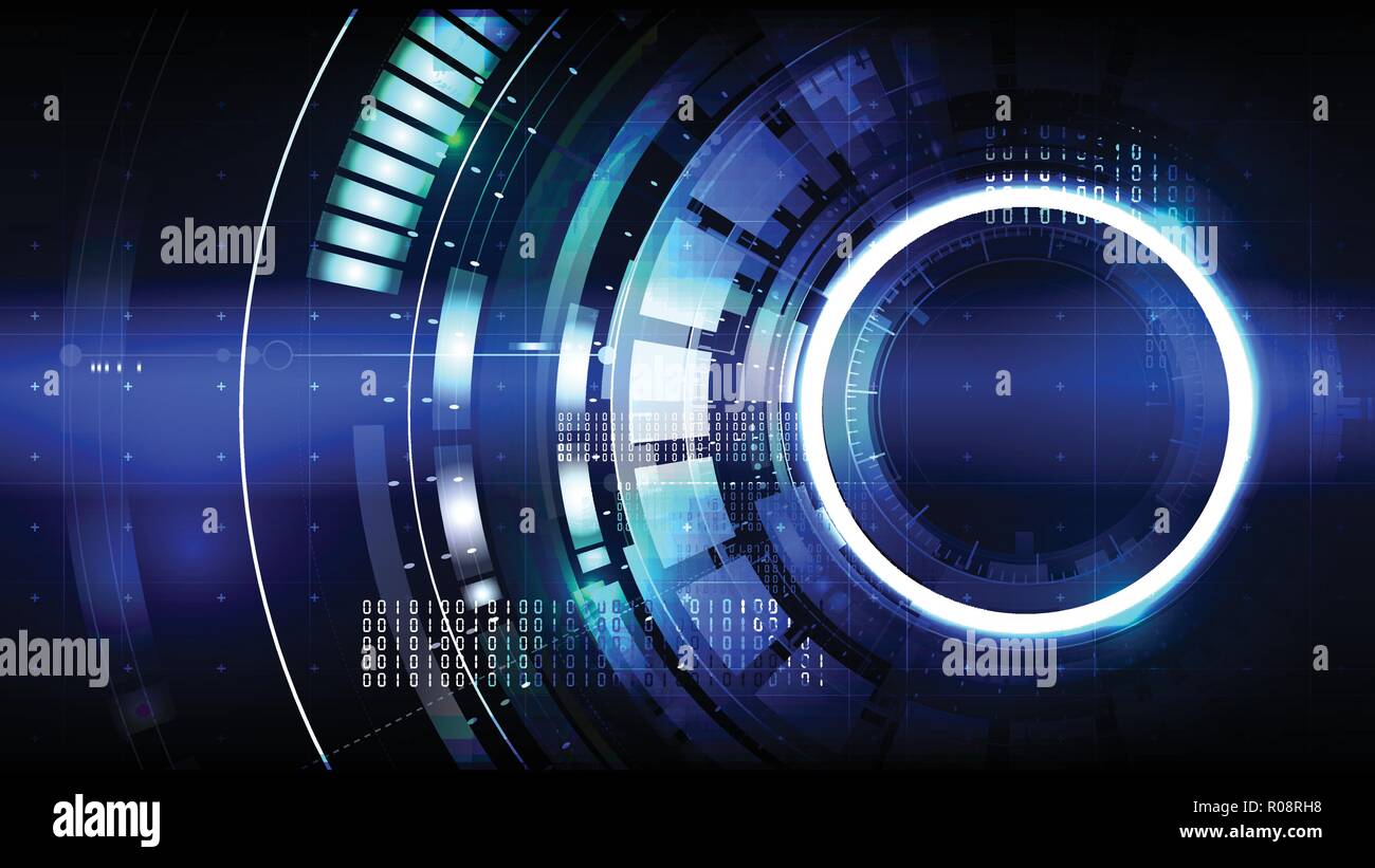 Technological futuristic modern interface abstract background vector design Stock Vector Image ...