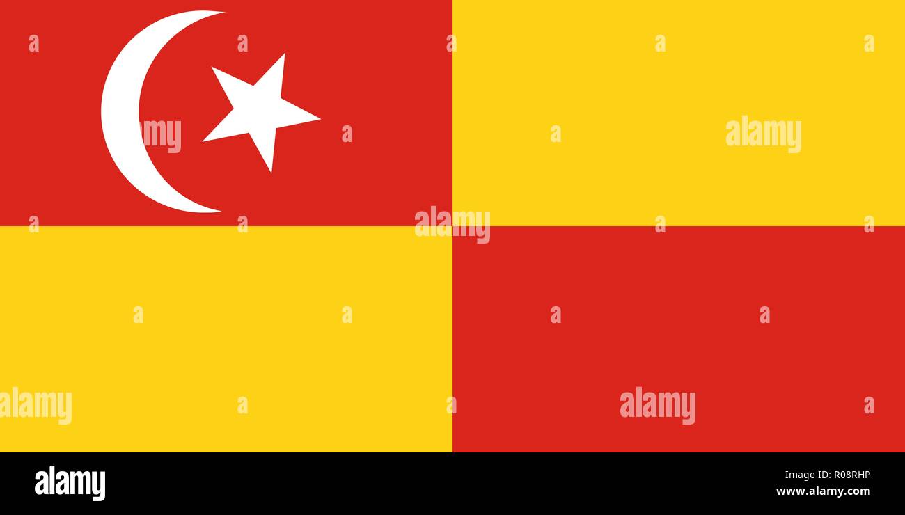 Simple flag of Selangor is a state of Malaysia, Selangor Darul Ehsan ...