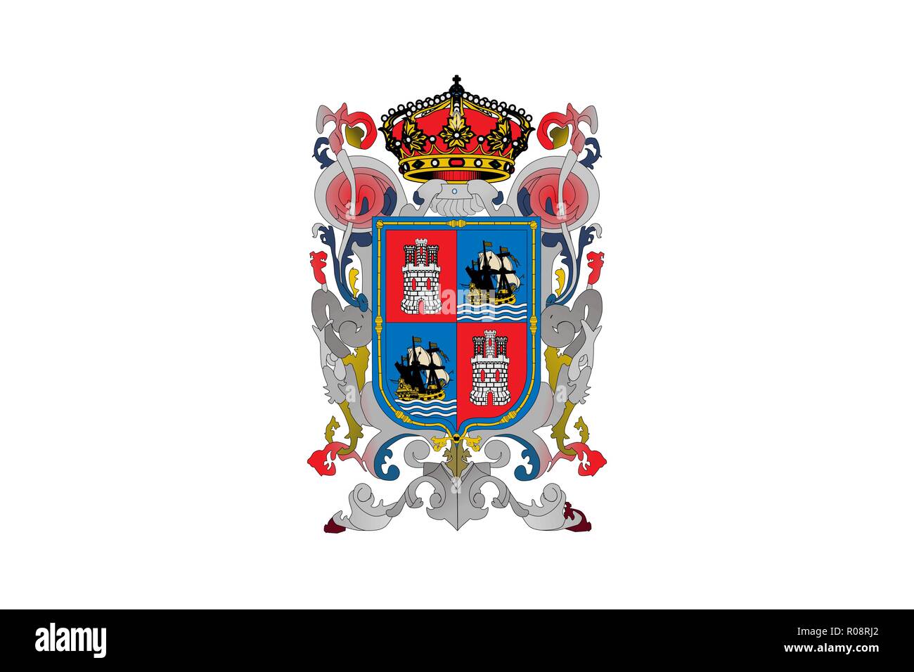 Simple flag state of Mexico, Campeche Stock Vector Image & Art - Alamy