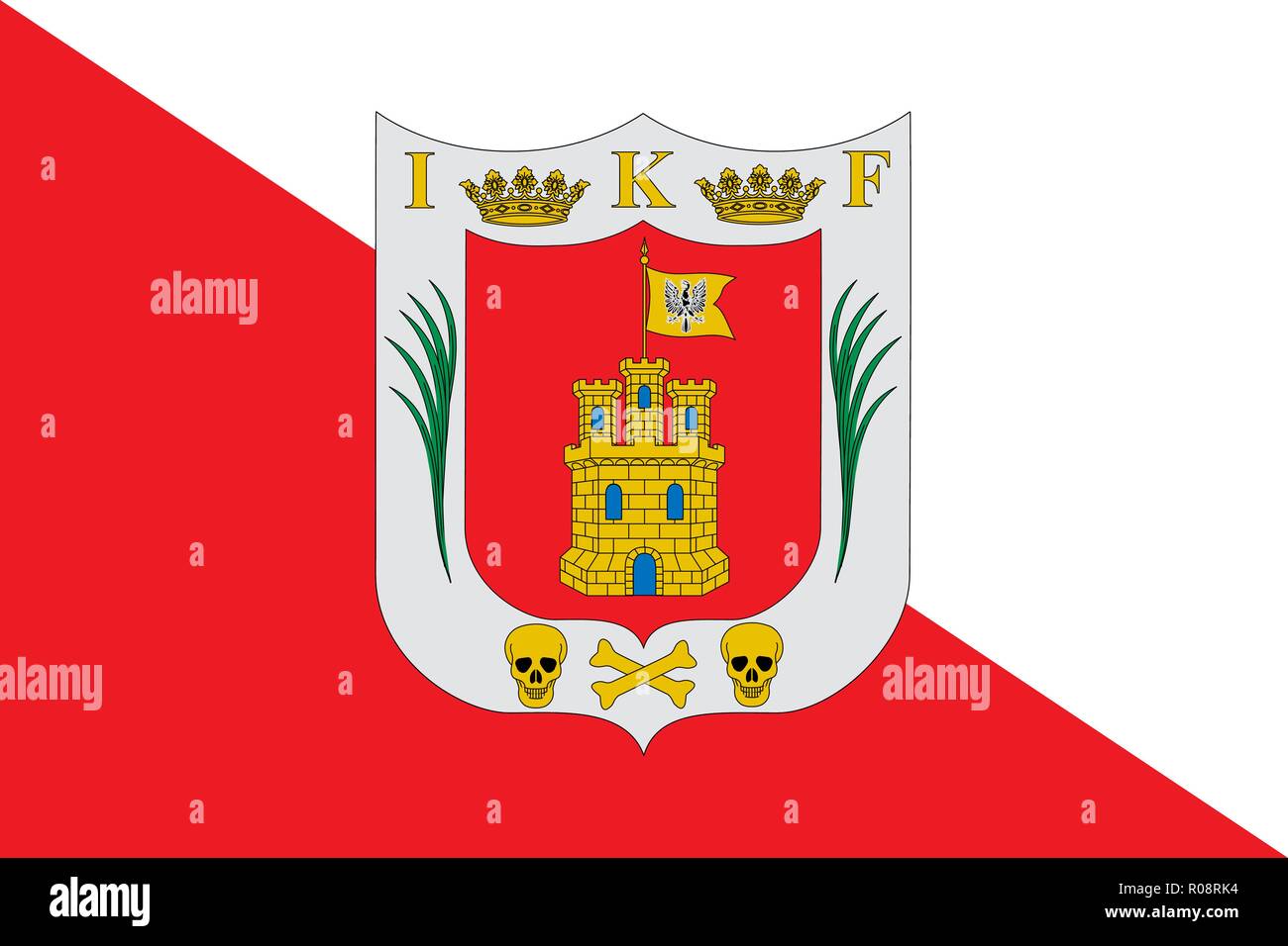 Simple flag state of Mexico, Tlaxcala Stock Vector Image & Art - Alamy