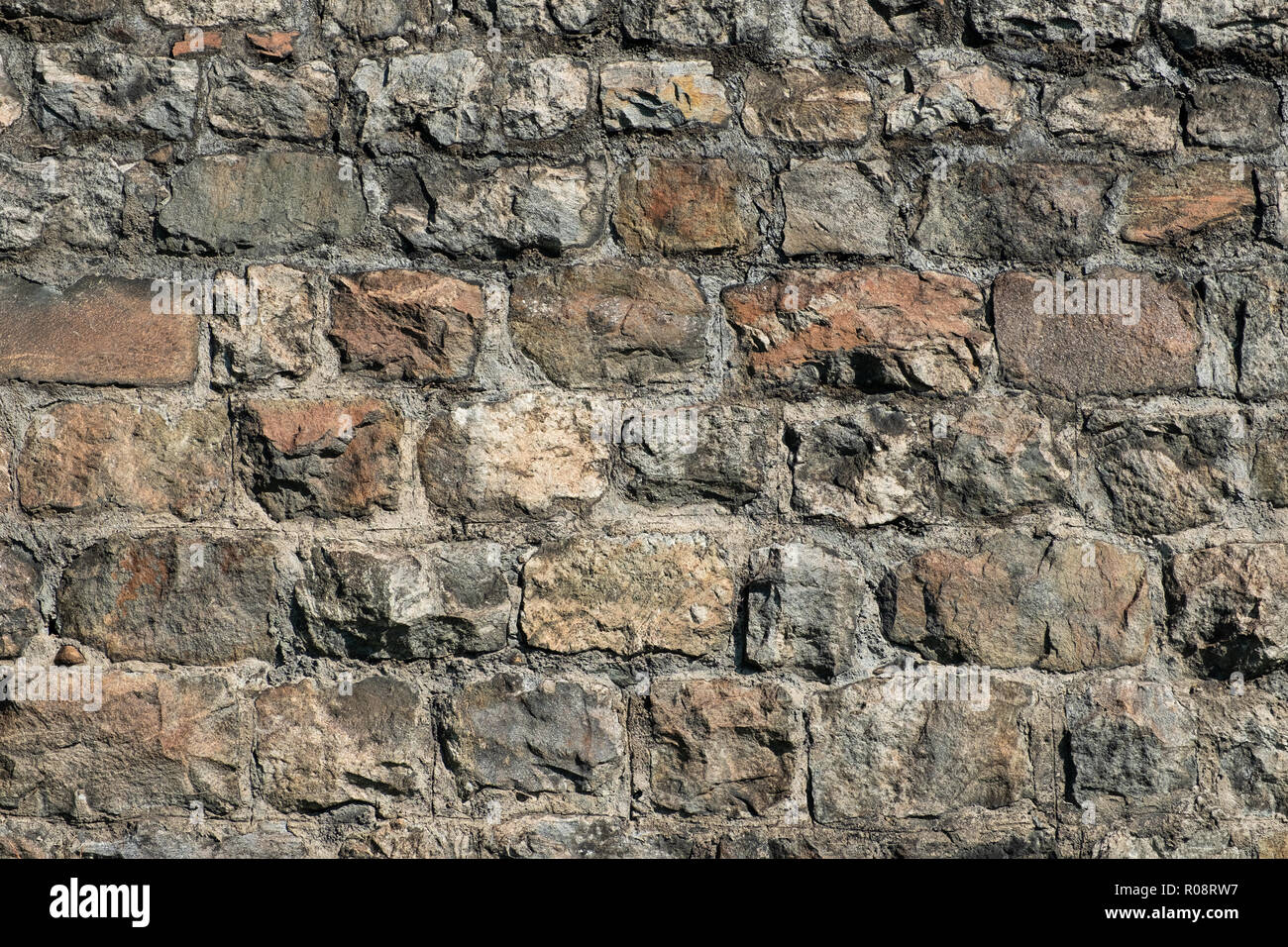 Old brick wall with plaster falling off of it Stock Photo - Alamy
