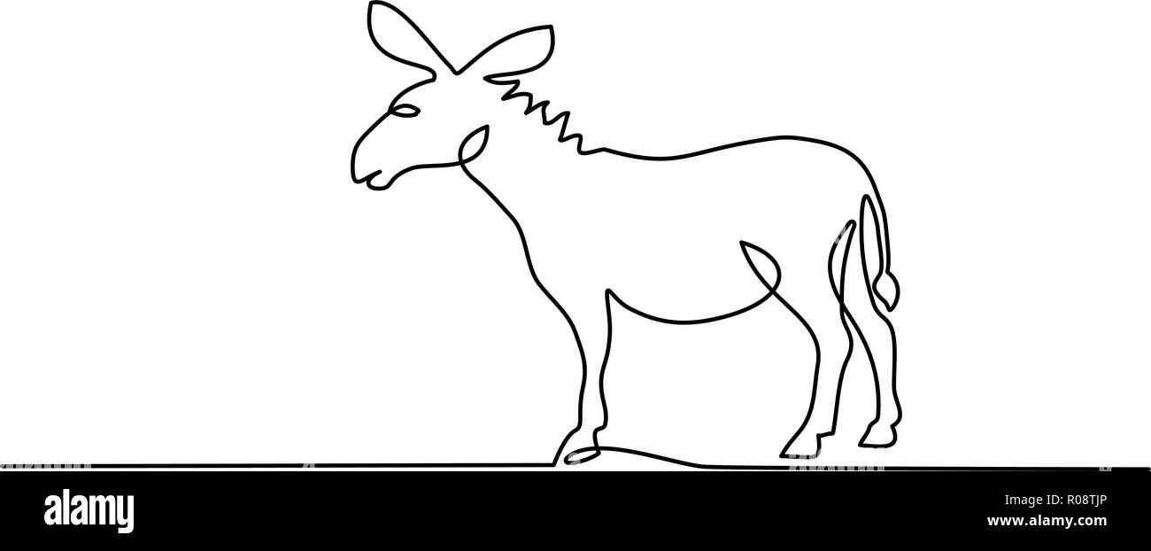 Donkey Stock Vector Images - Alamy