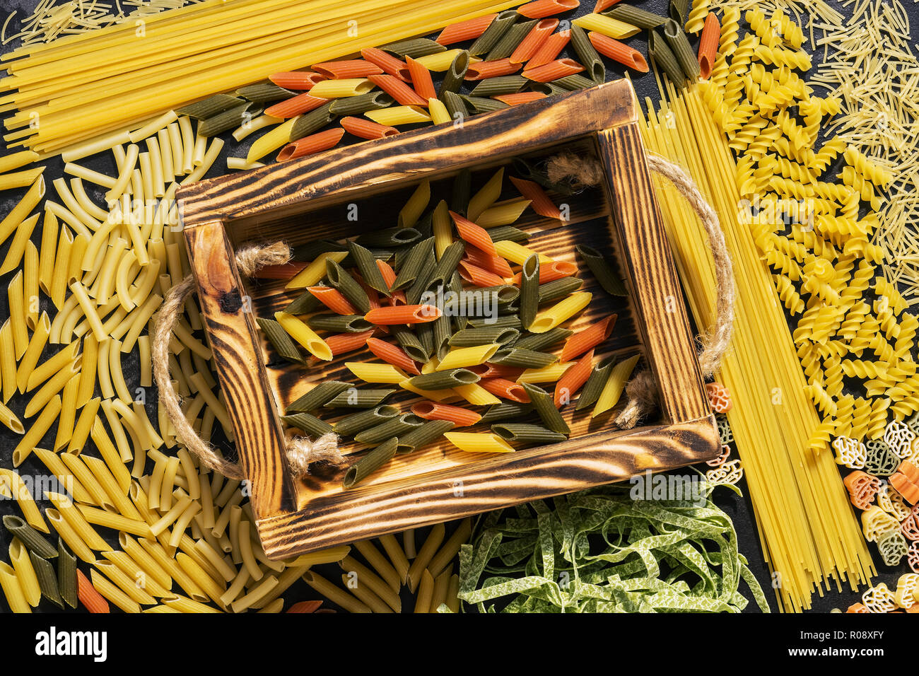 Fusilli pasta twists hi-res stock photography and images - Alamy