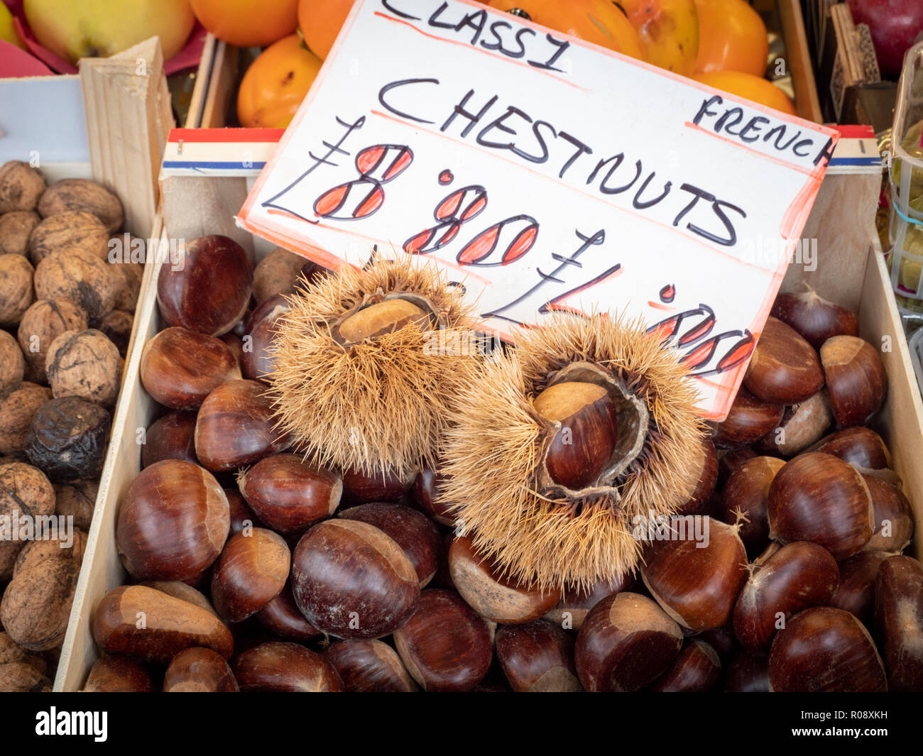 French chesnuts hi-res stock photography and images - Alamy