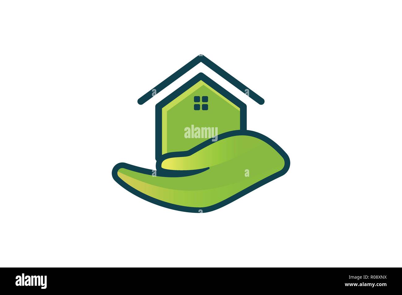 Family type house Stock Vector Images - Alamy