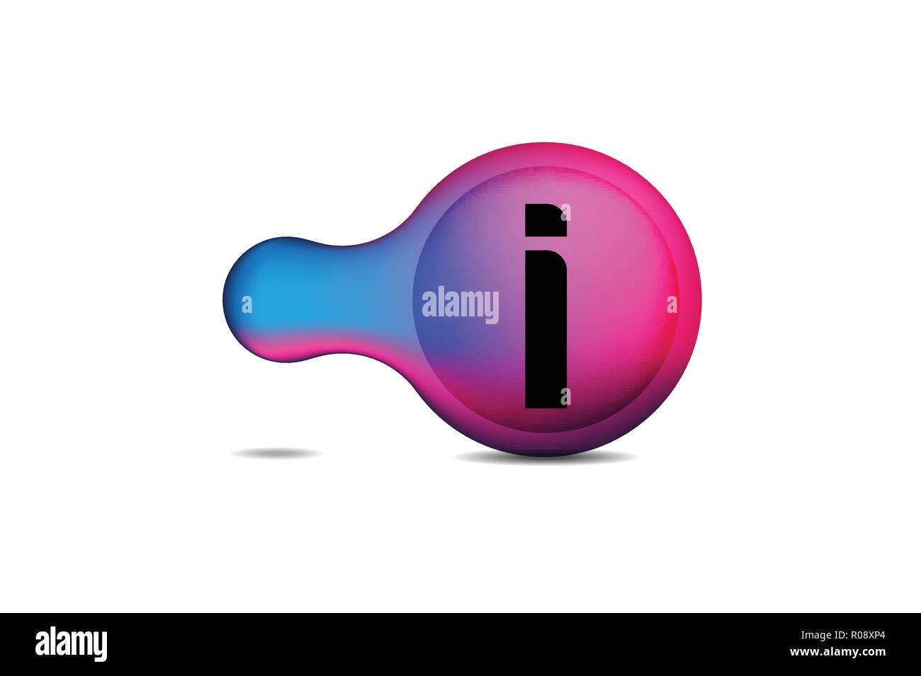 initial I circle logo design inspiration Stock Vector Image & Art - Alamy