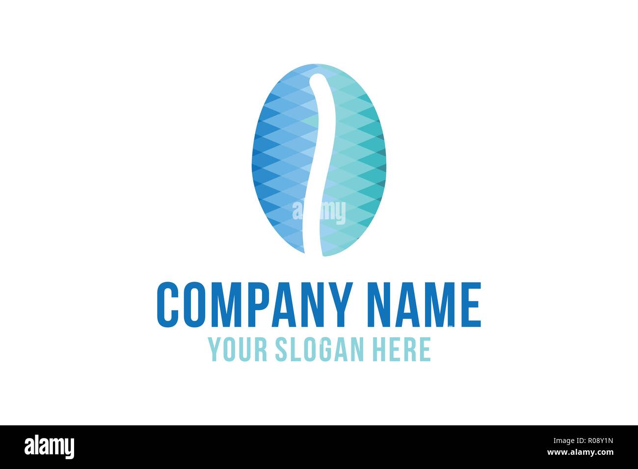 blue ice brew coffee logo design inspiration Stock Vector Image & Art ...