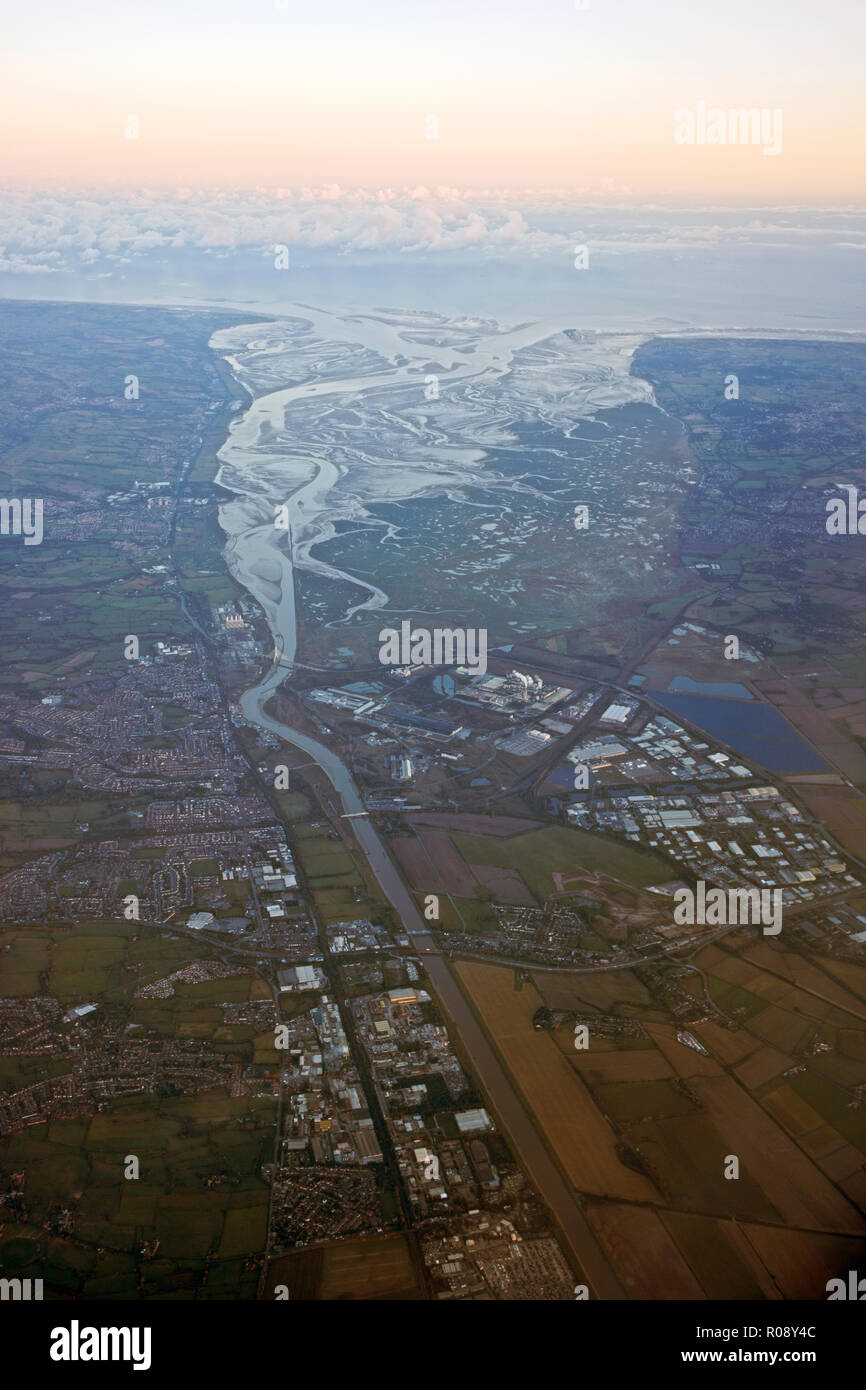 Dee estuary aerial hi-res stock photography and images - Alamy