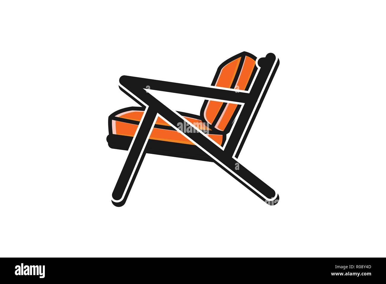 Designer chair window Stock Vector Images - Alamy