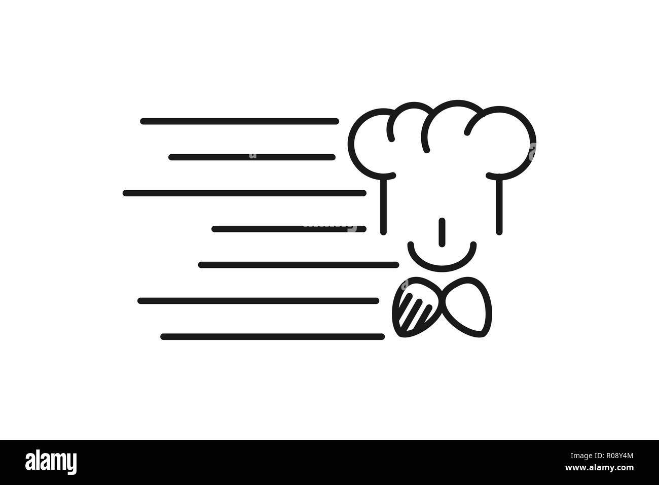 Chef hat fast delivery logo design inspiration Stock Vector Image & Art ...