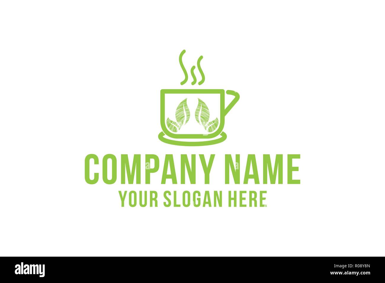 tea cup healthy logo design inspiration Stock Vector Image & Art - Alamy