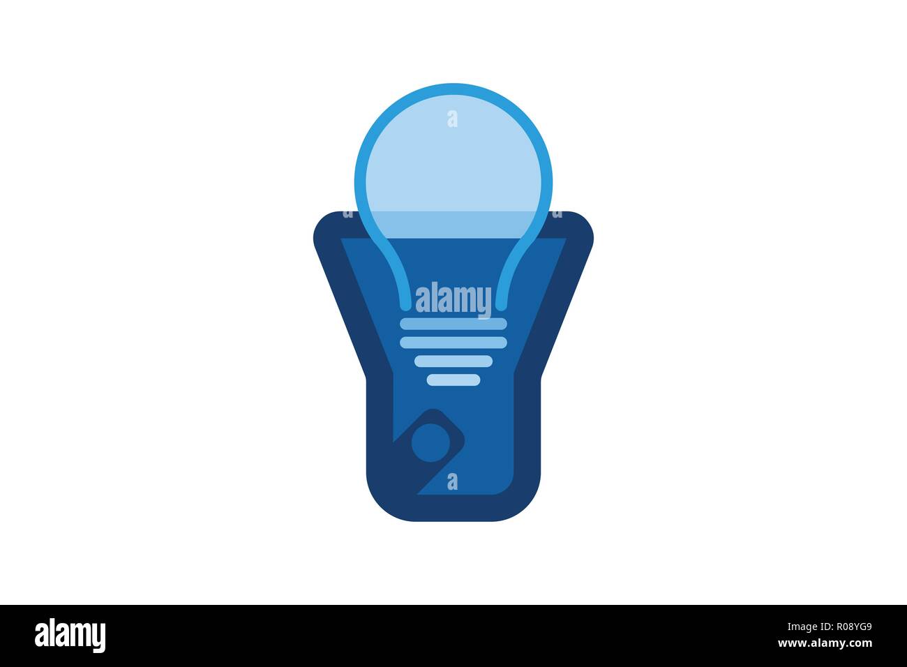 bulb and rays lighting concert logo Designs Inspiration Isolated on ...