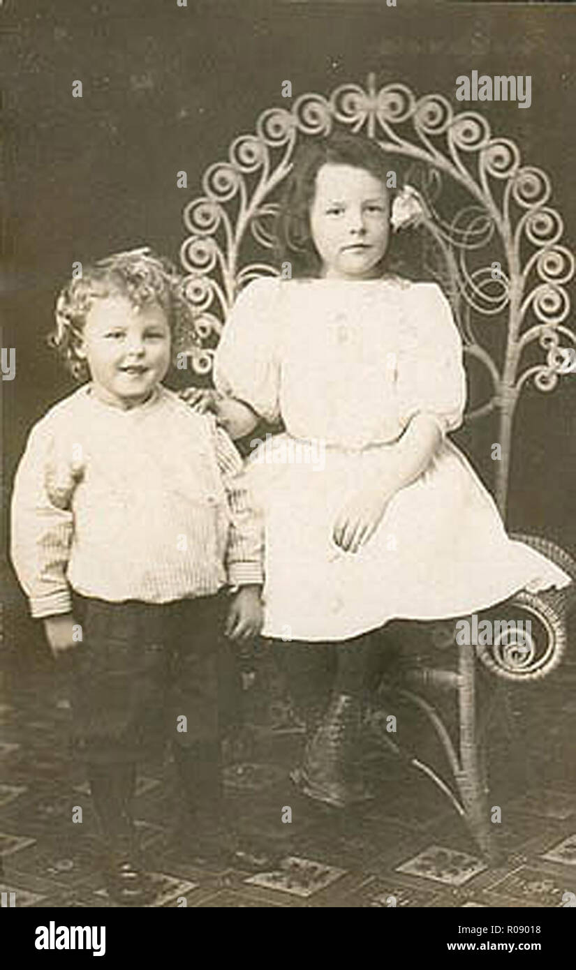 a antique historical family and children themed photo Stock Photo - Alamy