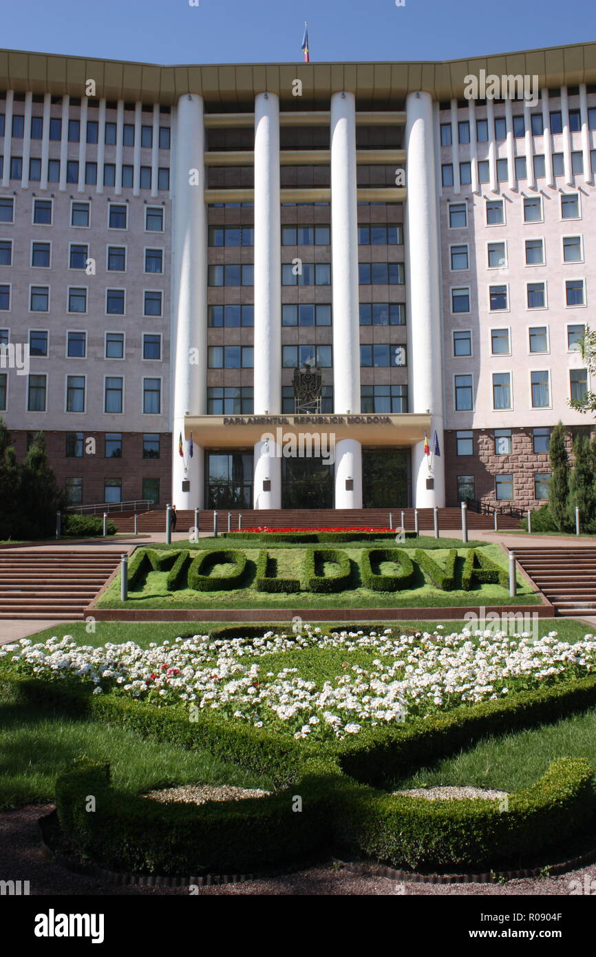 View of the Moldovan Parliament in Chisinau, Moldova Stock Photo - Alamy
