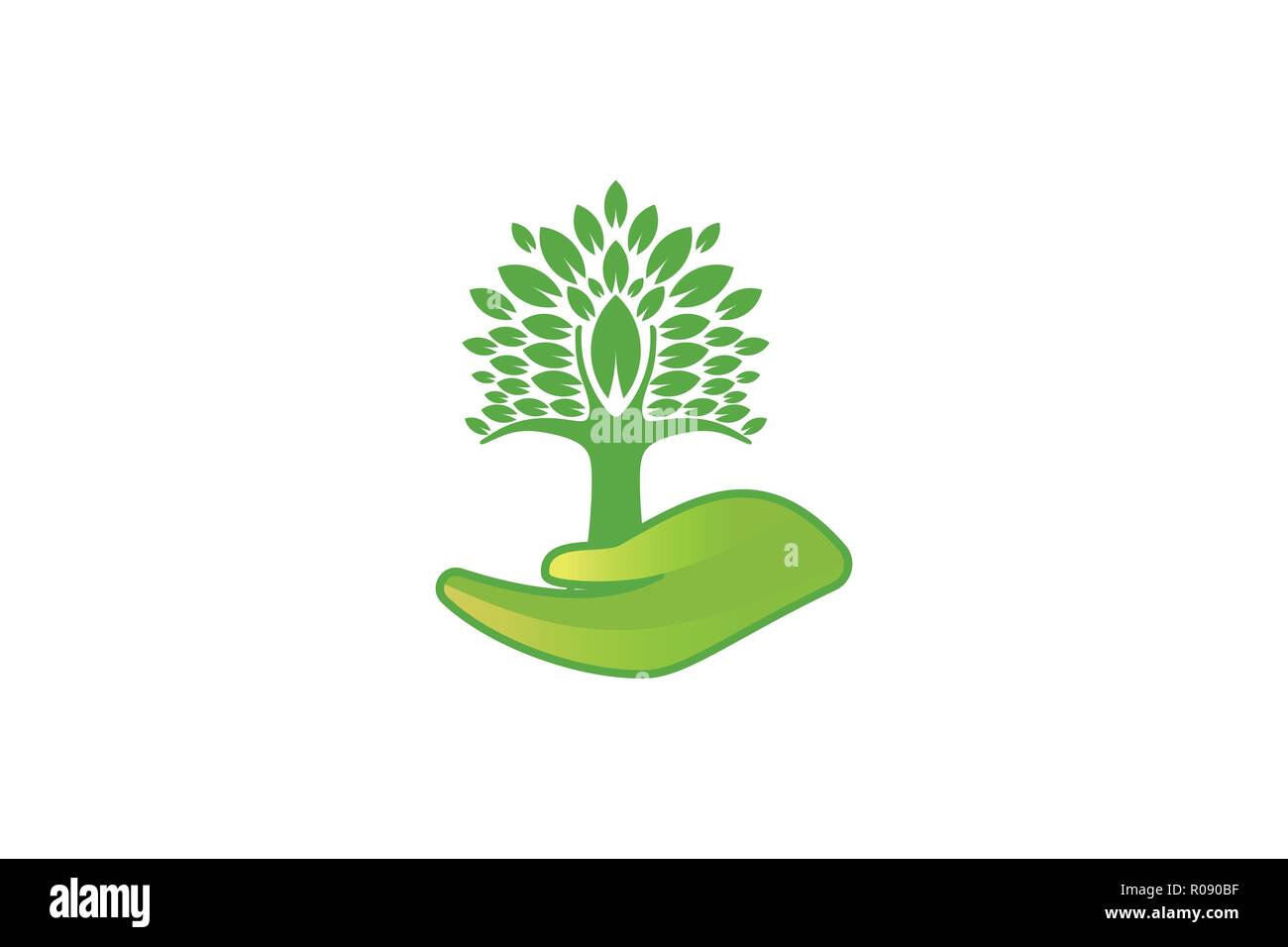 tree care logo Designs Inspiration Isolated on White Background Stock ...