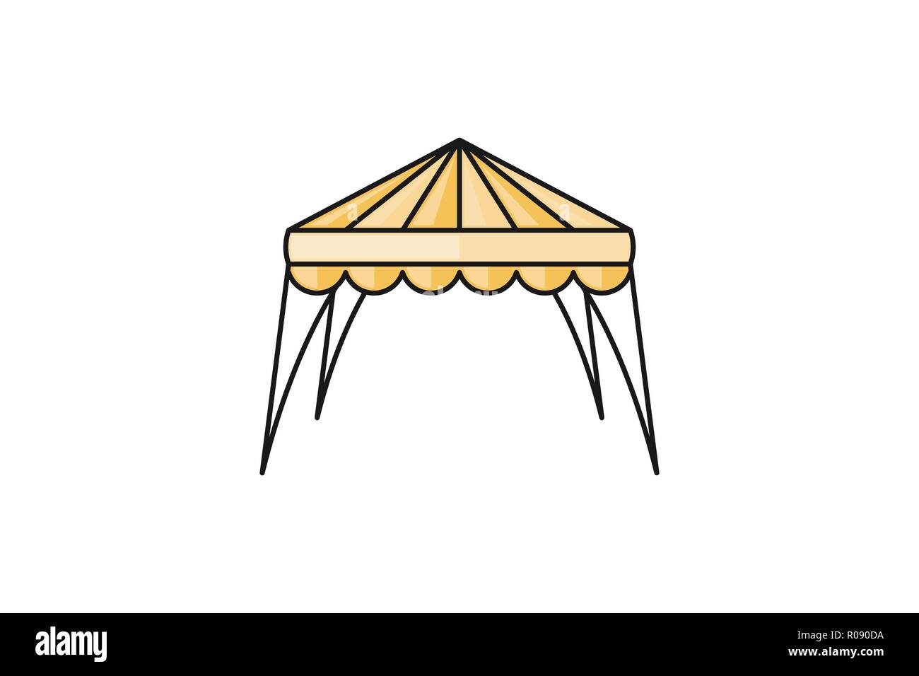 Tent sale promotion Logo design inspiration Isolated On white ...